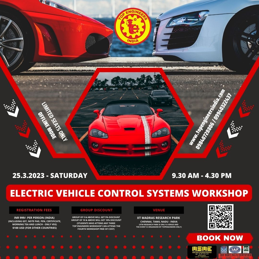 Electric Vehicle Control Systems Workshop 2023, Top Engineers, Workshop ...