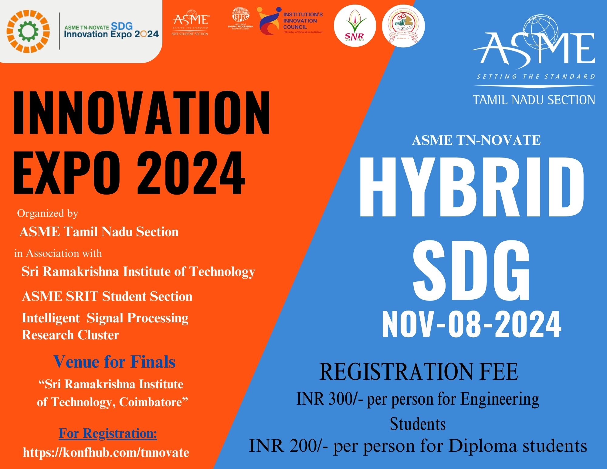 ASME TN-NOVATE: SDG Innovation Expo 2024, Sri Ramakrishna Institute of ...