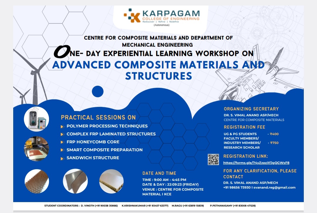 Advanced Composite Materials and Structures 2023, Karpagam College of ...