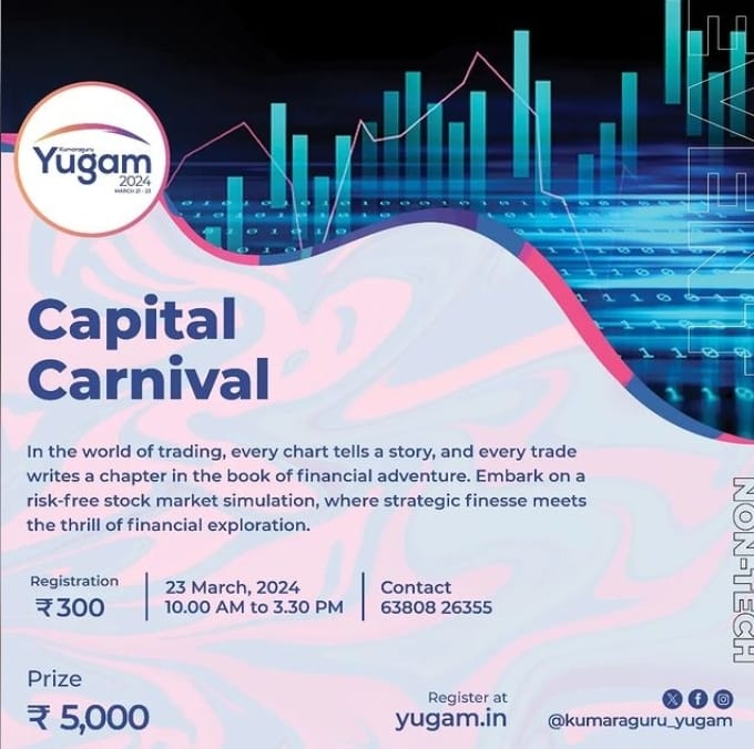 YUGAM'24 Capital Carnival, Kumarguru College of Technology, Technical ...