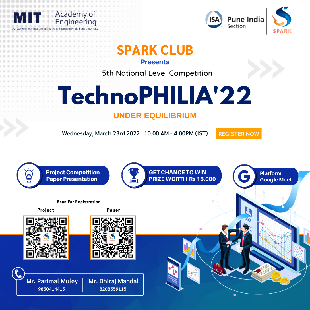 TechnoPHILIA 22, MIT Academy of Engineering, Technical Symposium, Pune