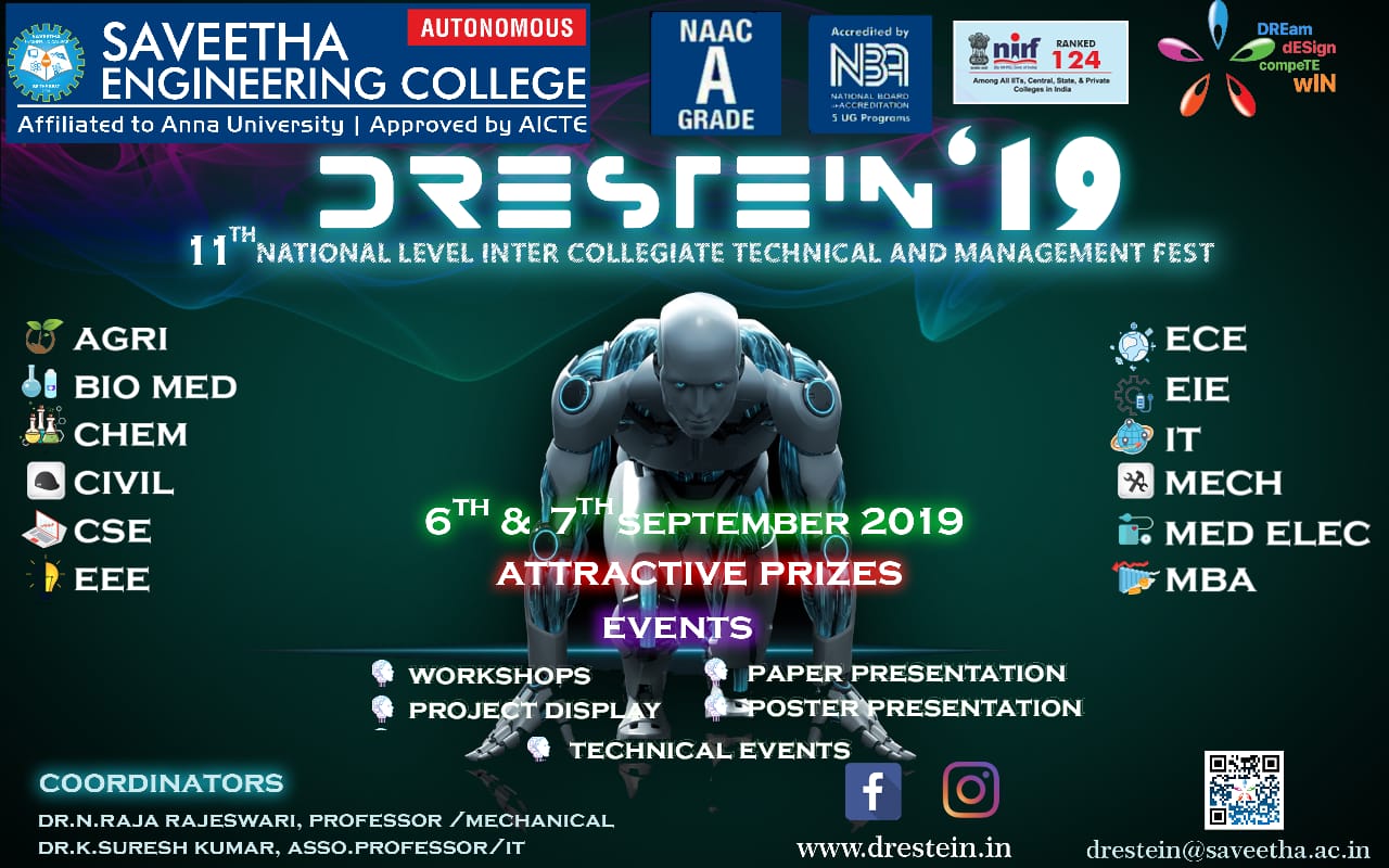 Drestein 19, Saveetha Engineering College, Technical and Management ...