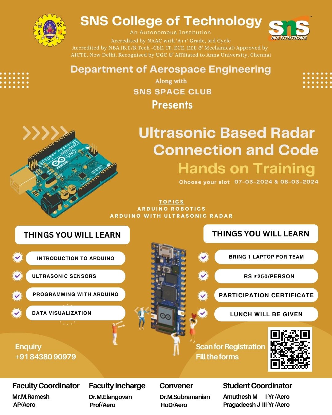 Ultrasonic Based Radar Using Arduino 2024, SNS College of Technology ...