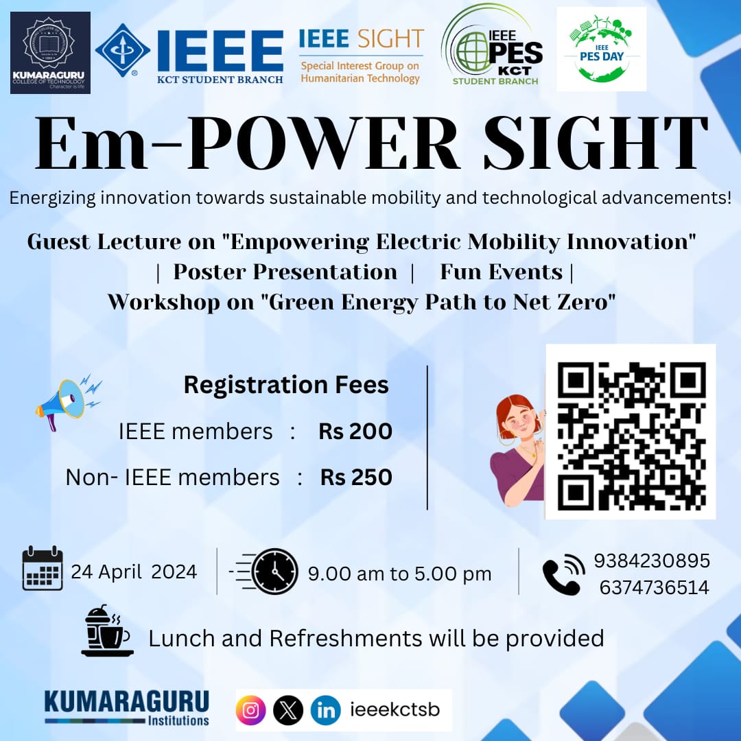 Em - POWER SIGHT 2024, Kumaraguru College of Technology, Technical ...
