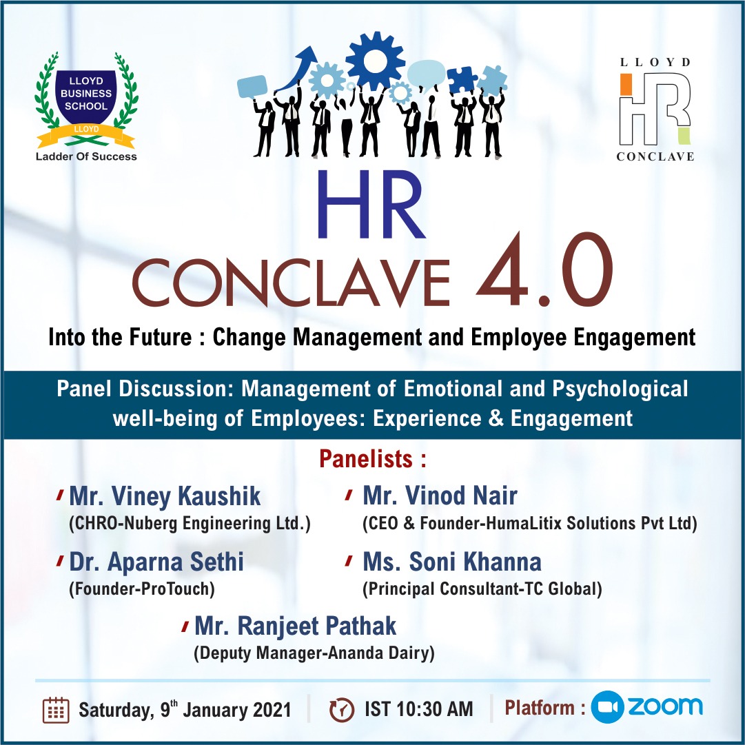 HR Conclave 4.0, Lloyd Business School, Management Fest, Greater Noida