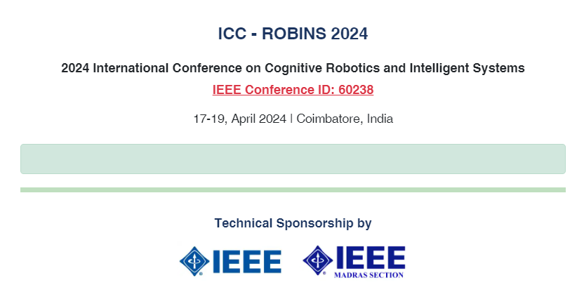 2024 International Conference on Cognitive Robotics and Intelligent ...
