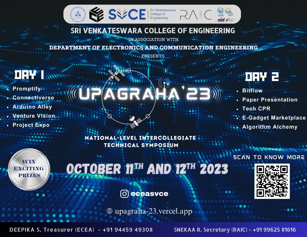 Upagraha'23, Sri Venkateswara College of Engineering Sriperumbudur ...