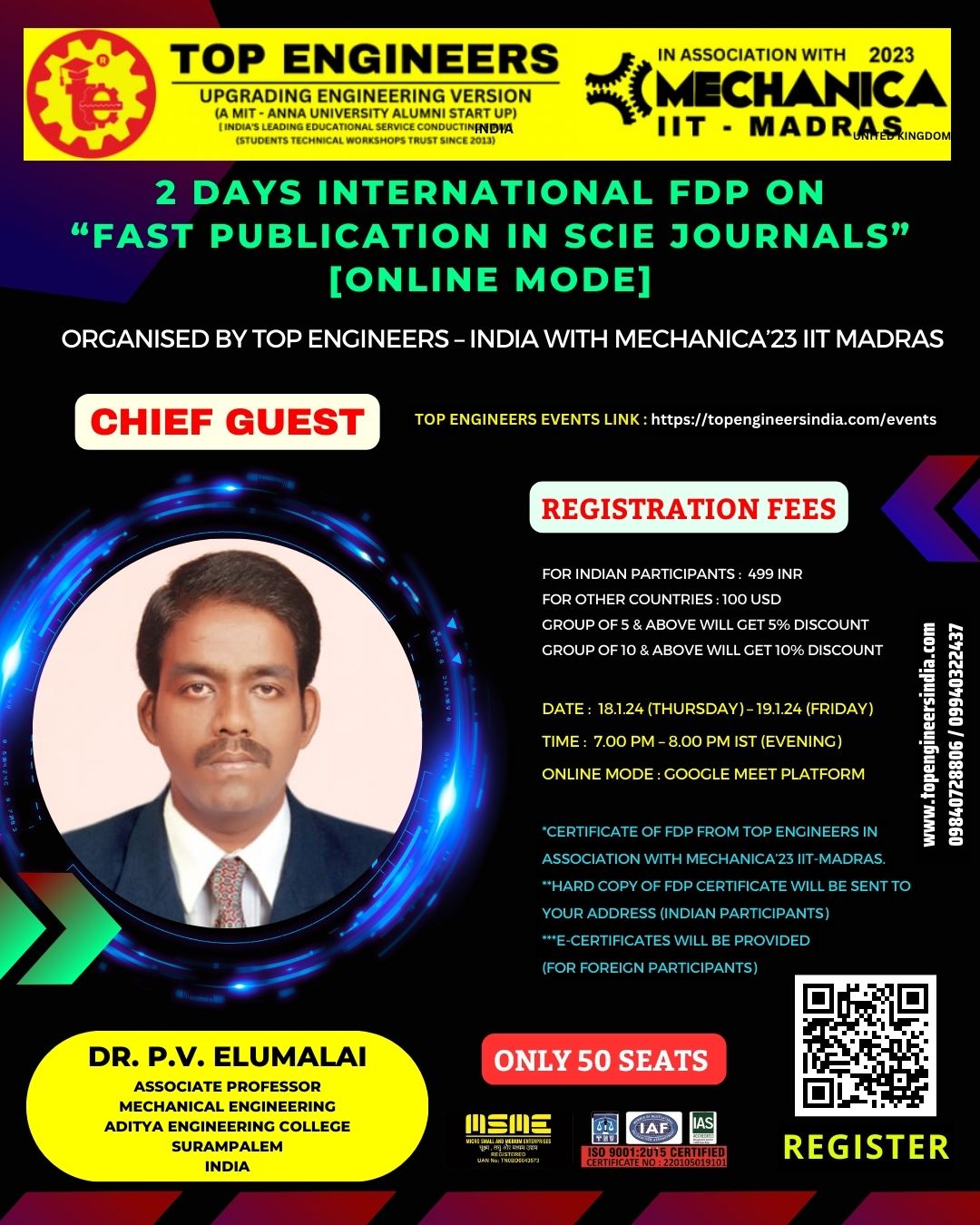 2 Days International FDP on Fast Publication in Scie Journals [online ...