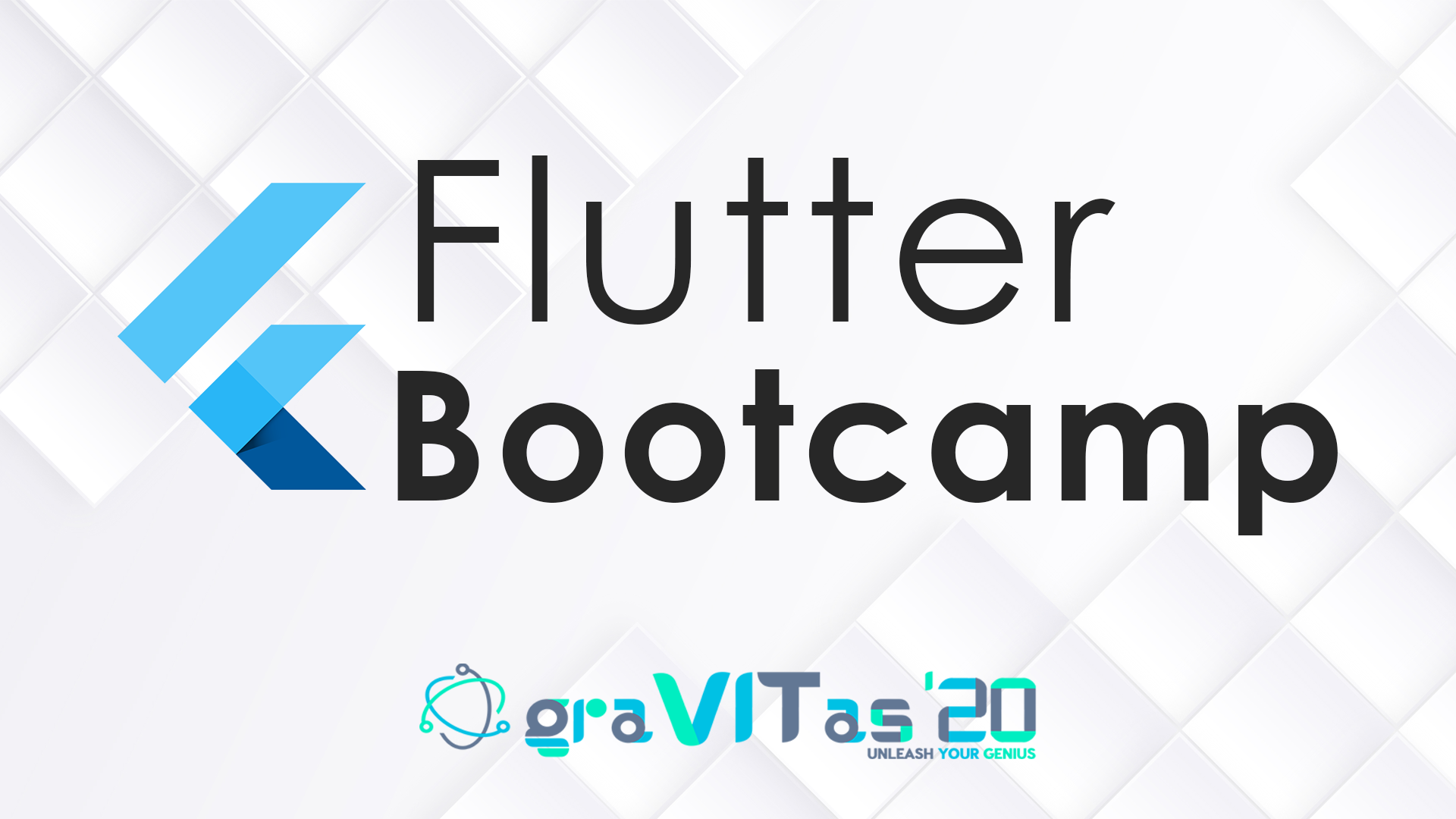 Flutter Bootcamp 2020, Vellore Institute of Technology, Workshop, Vellore