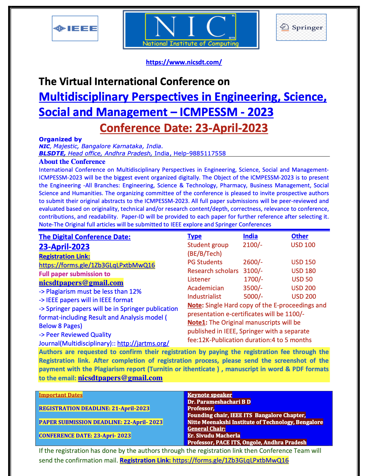 International Conference on Multidisciplinary Perspectives in ...