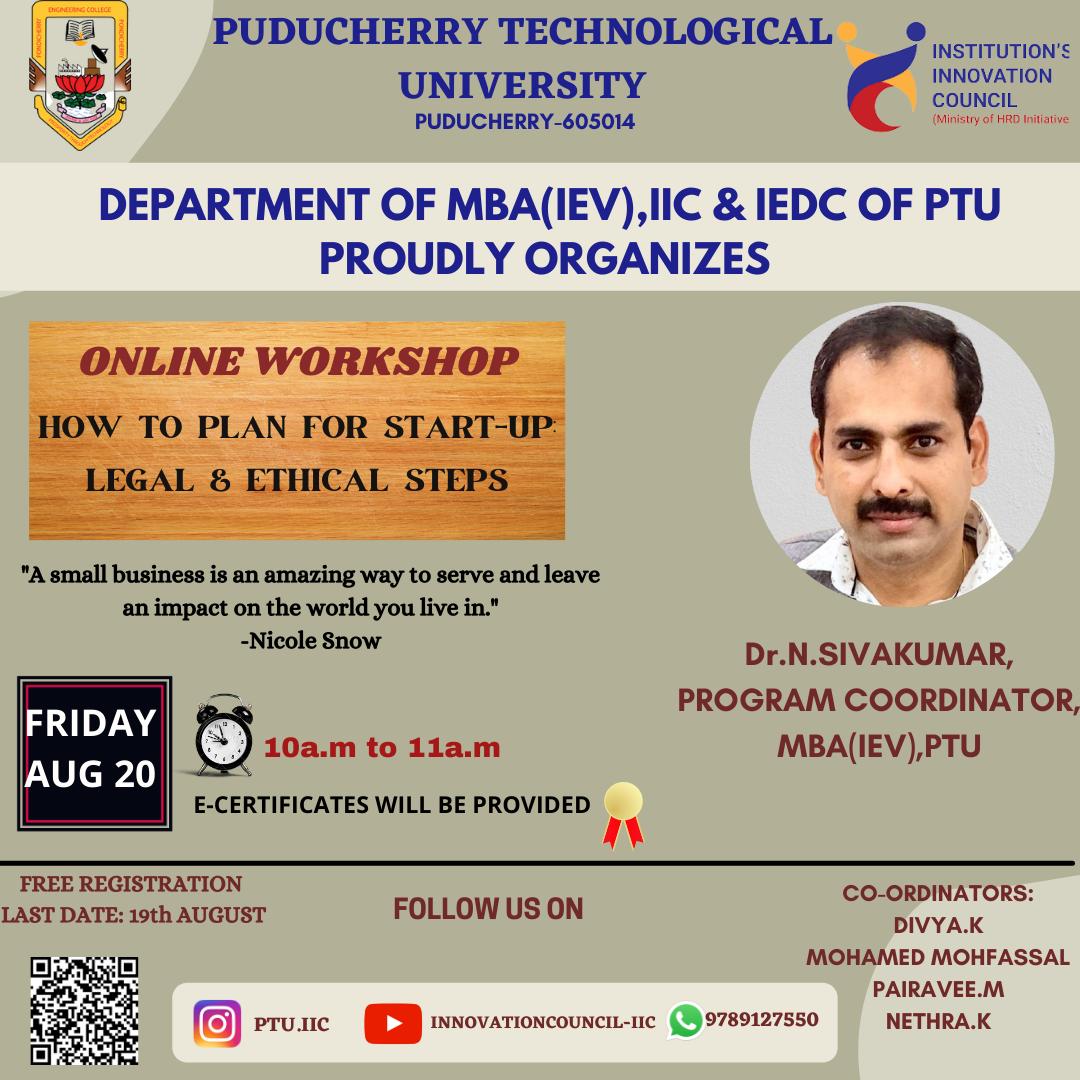 How to Plan the Legal and Ethical Steps in Planing a Start-up 2021 ...