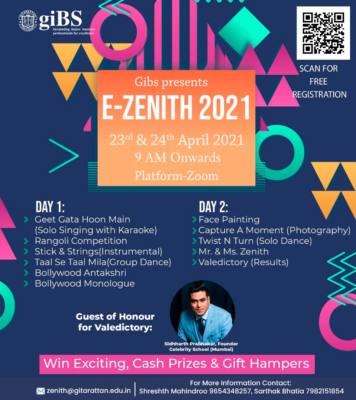 E-ZENITH 2021, Gitarattan International Business School, Cultural ...