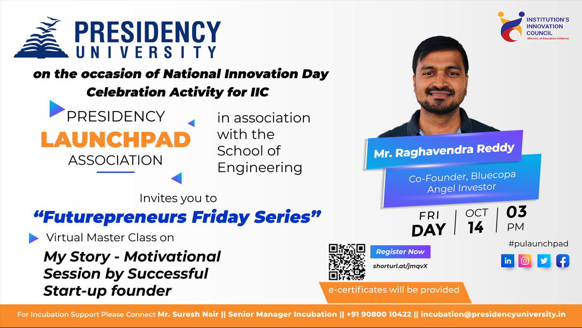 My Story - Motivational Session by Successful Start-up founder 2022 ...