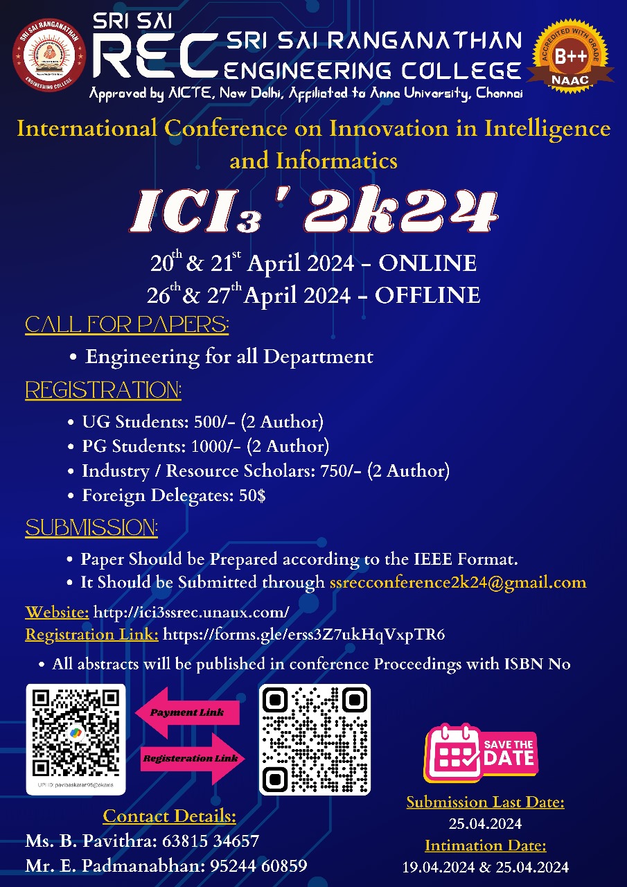 International Conference on Innovation in Intelligence and Informatics ...