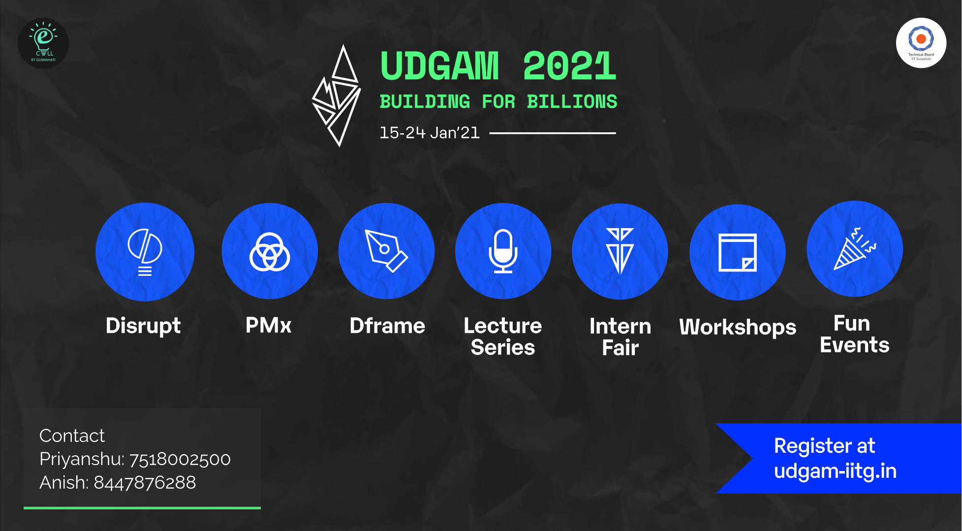 Udgam 21, IIT Guwahati, Annual Entrepreneurship Summit, Guwahati