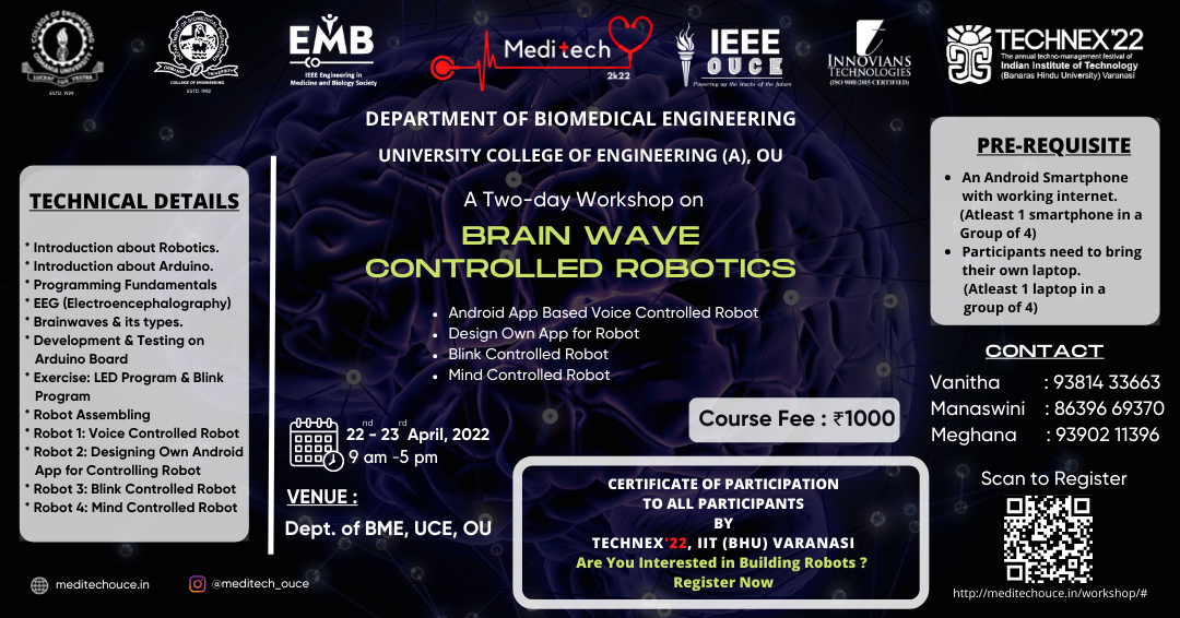 Meditech 2k22, University College of Engineering Osmania University ...