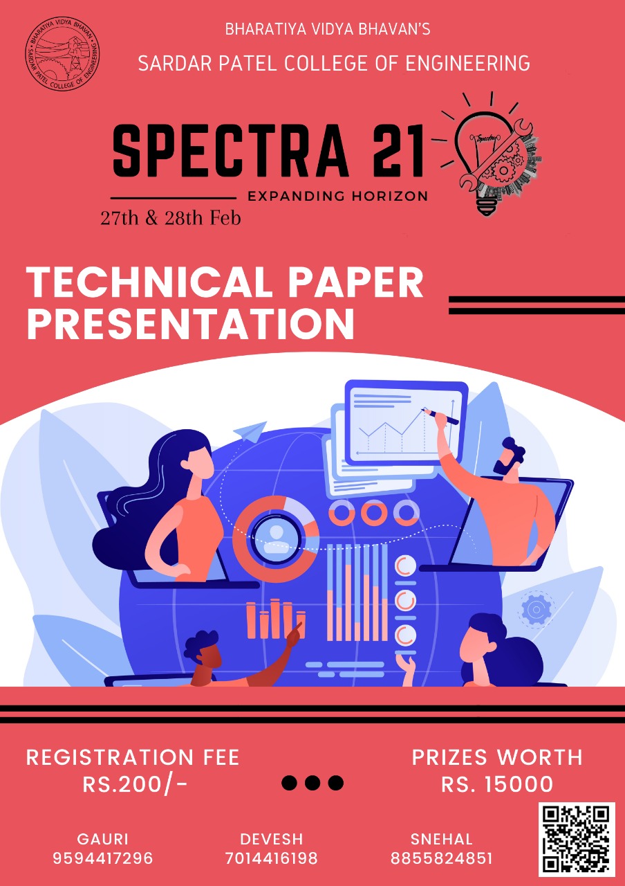 Technical Paper Presentation 2021, Sardar Patel College of Engineering ...