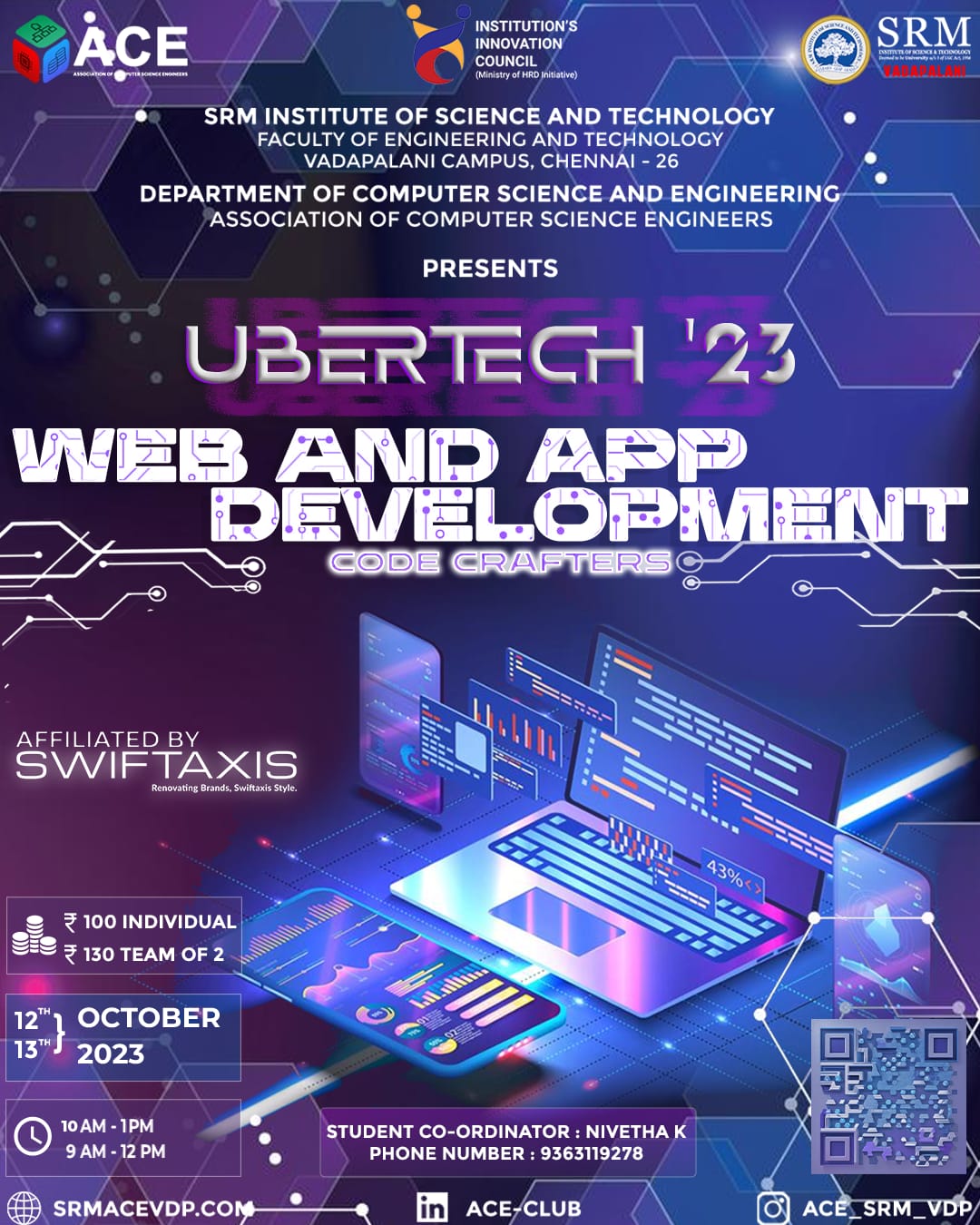 Web and App Development 2023, SRM Institute of Science and Technology ...