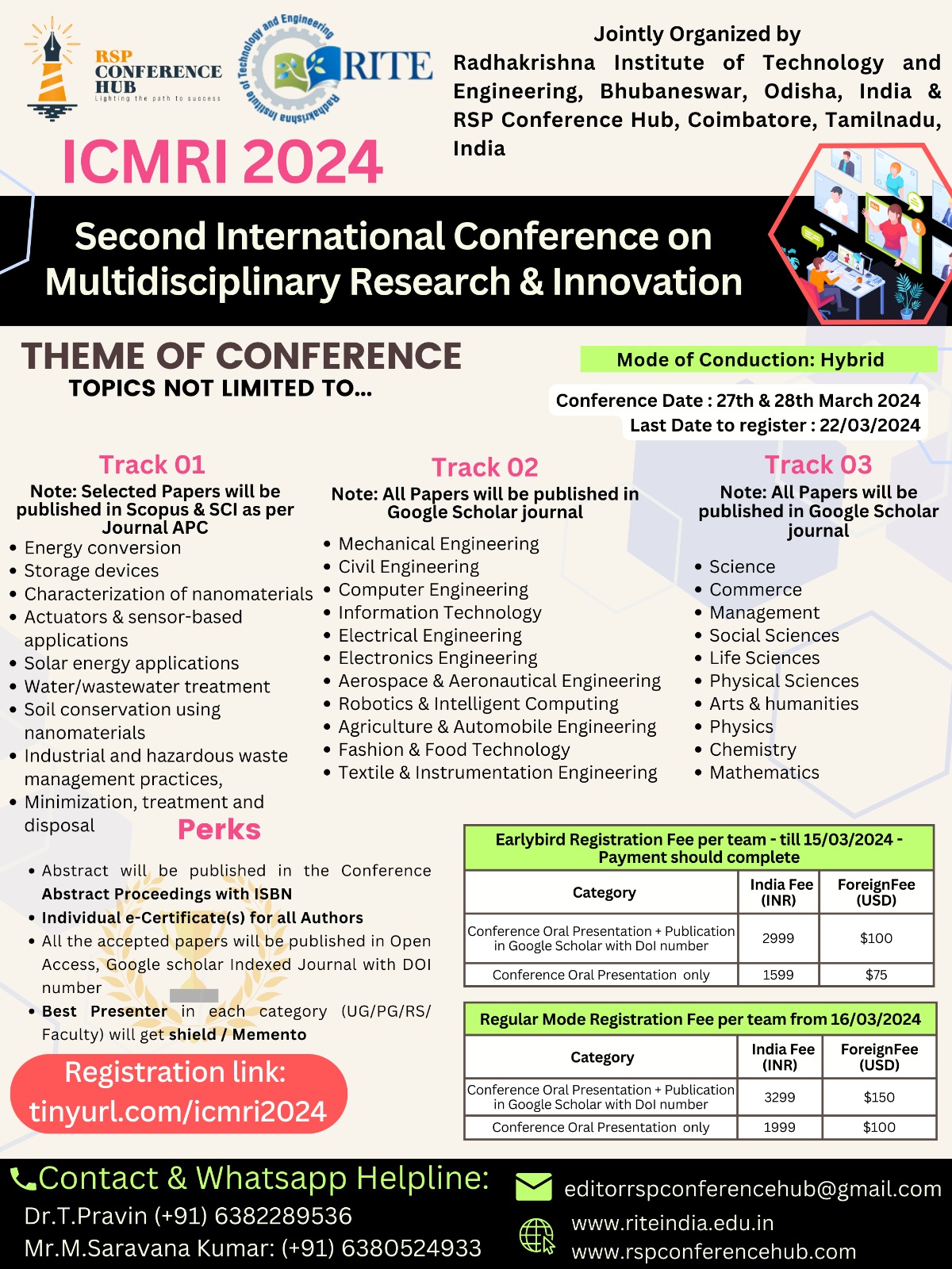 Second International Conference on Multidisciplinary Research and ...