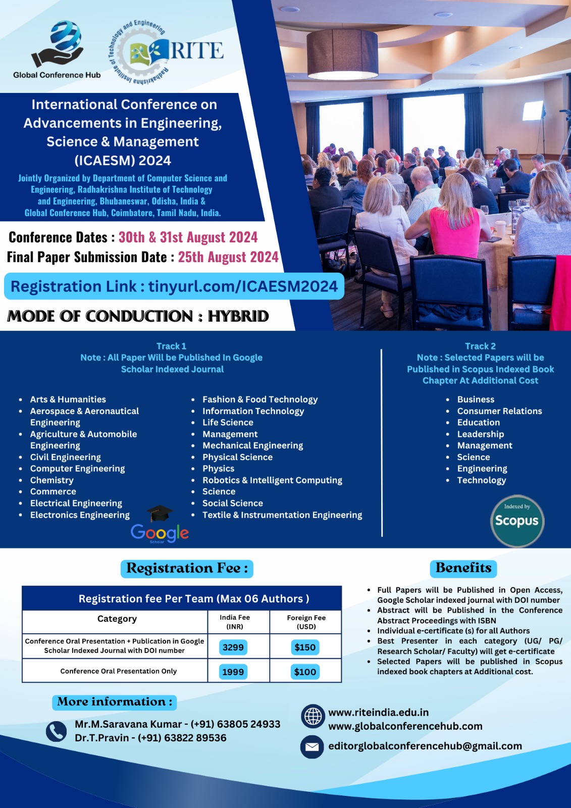 International Conference on Advancements in Engineering, Science ...