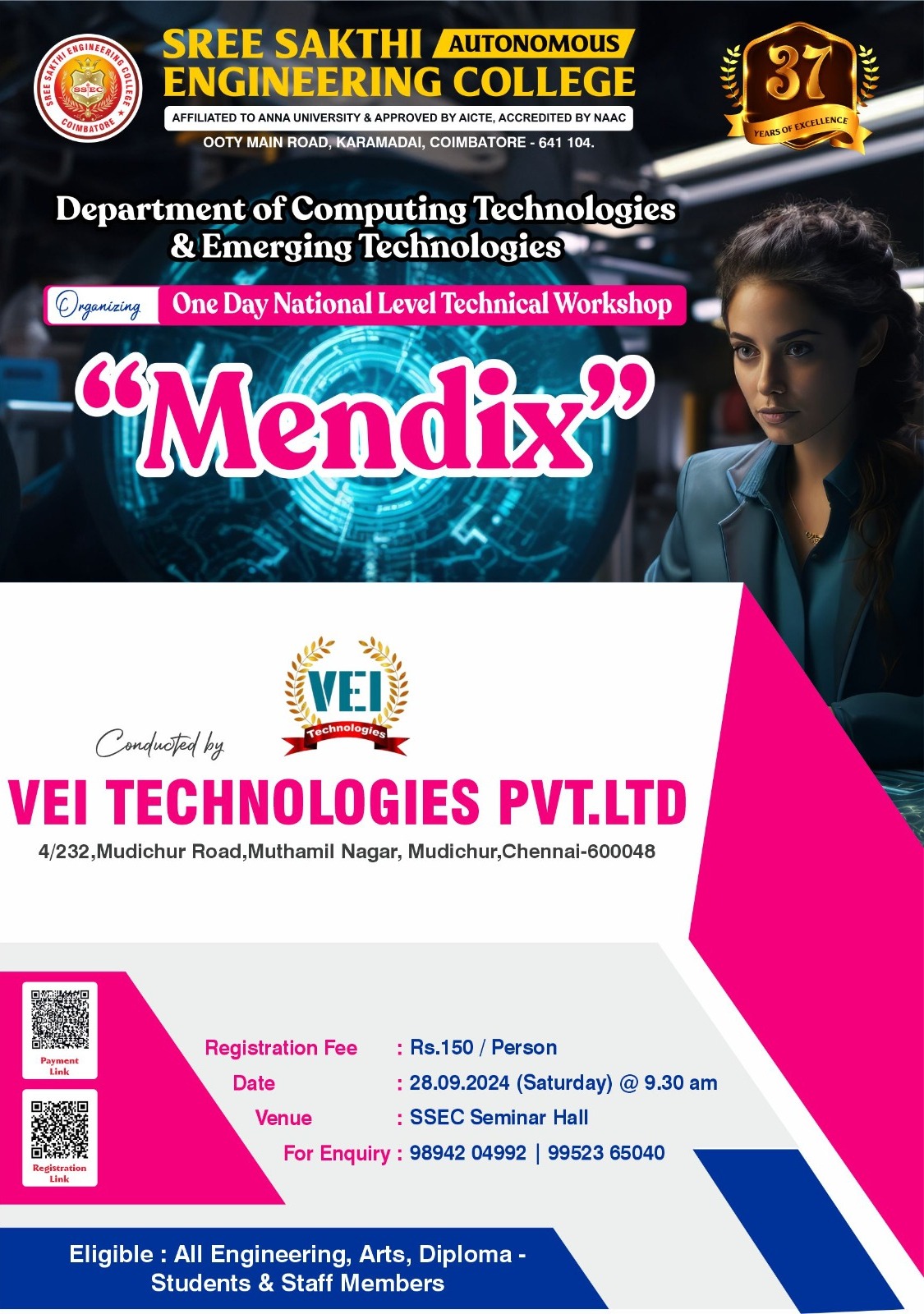 Mendix 2024, Sree Sakthi Engineering College, Workshop, Coimbatore
