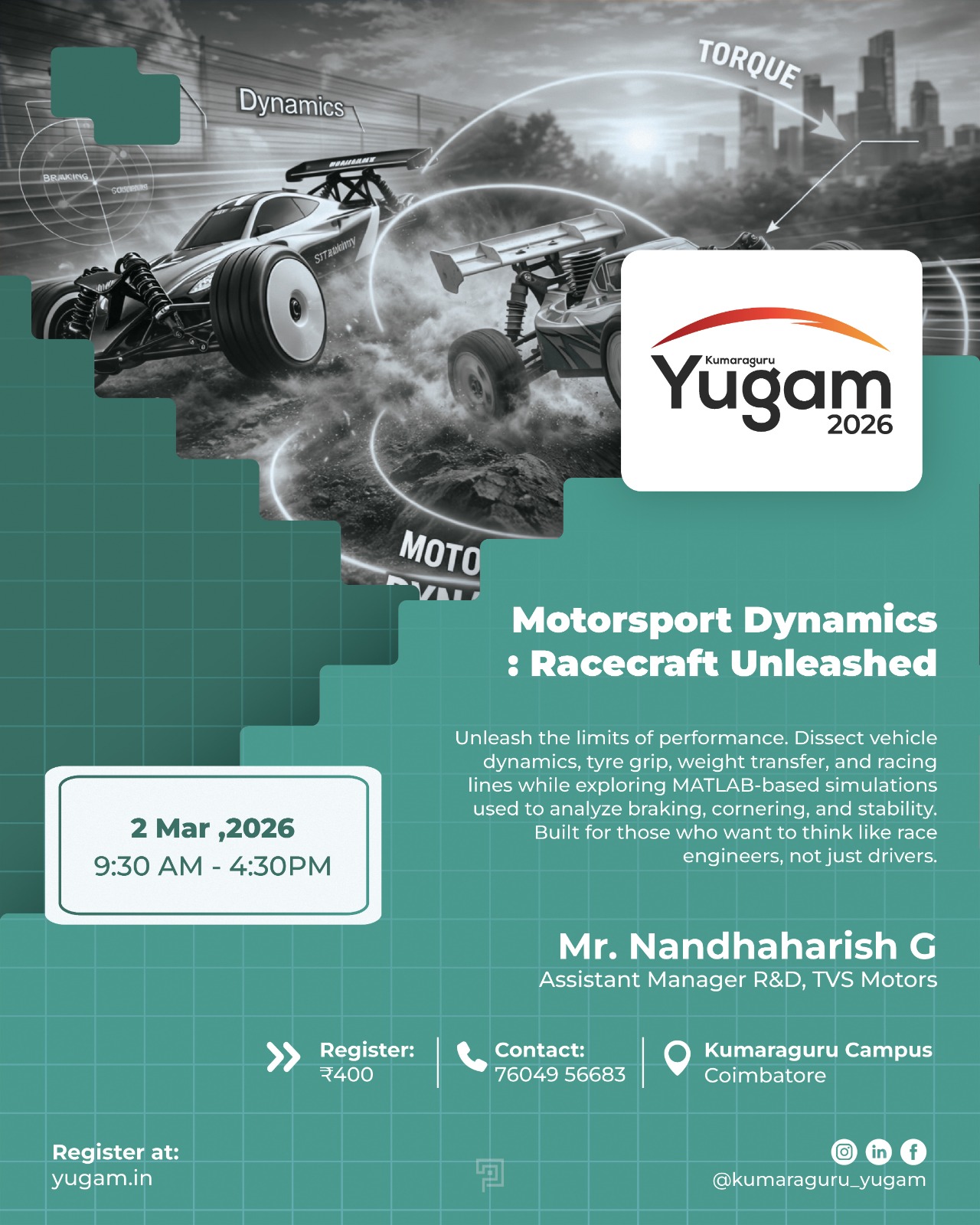 MOTORSPORT DYNAMICS: RACECRAFT UNLEASHED 2026, Kumaraguru College of ...