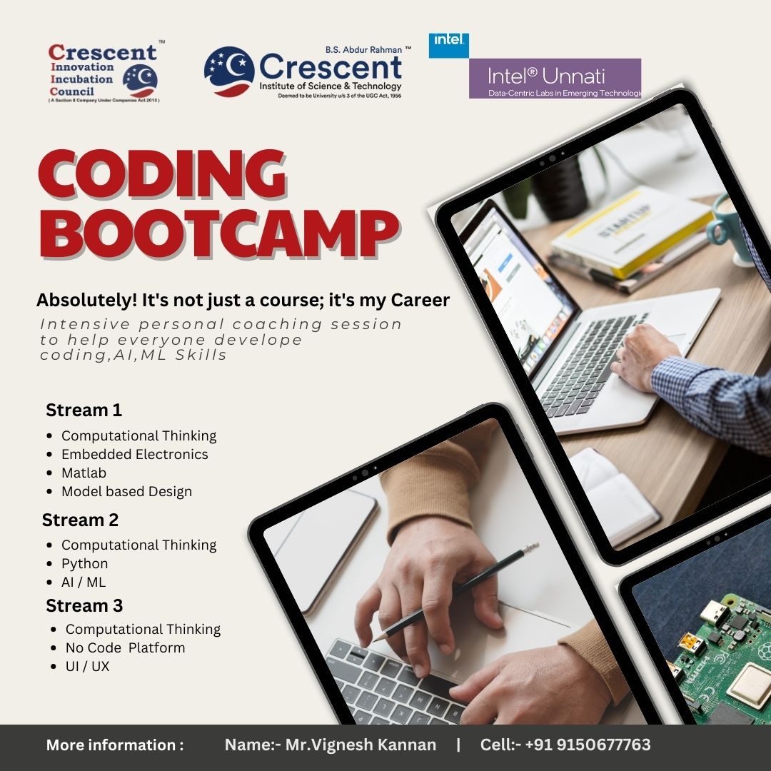 CODING BOOTCAMP 2023, BS Abdur Rahman Crescent Institute of Science and ...