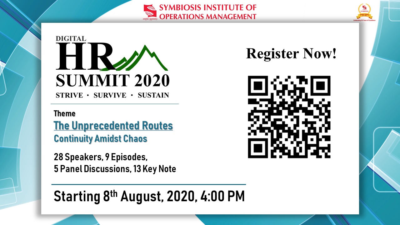 Digital HR Summit 2020, Symbiosis Institute of Operations Management ...