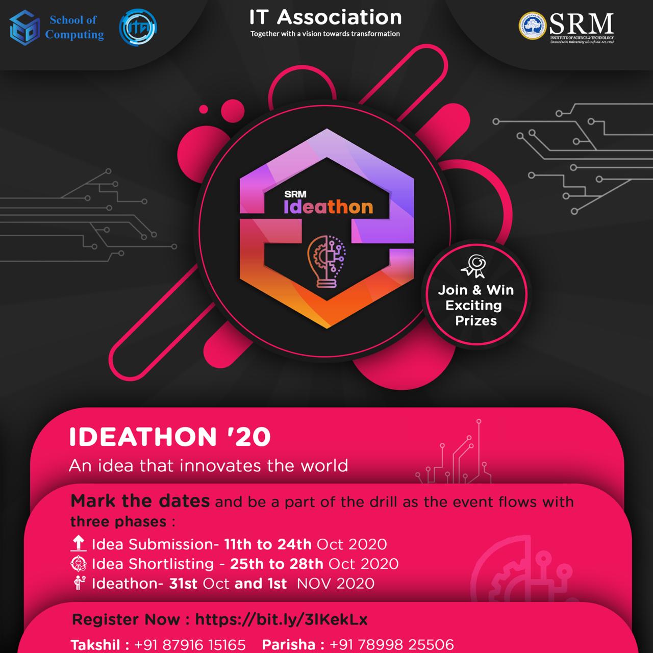SRM Ideathon 2020, SRM Institute of Science and Technology ...