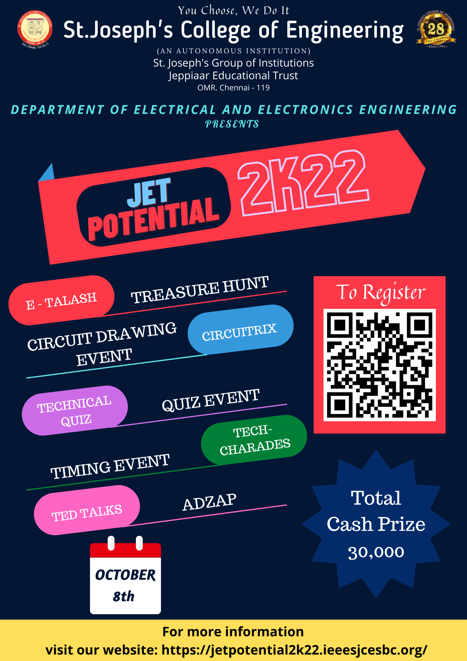 Jet Potential 2022, St. Joseph's College of Engineering, Electrical and ...