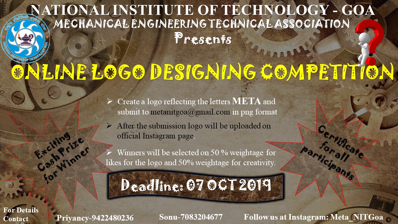 LOGO Designing Competition 2019, NIT Goa, Technical Competition, Ponda
